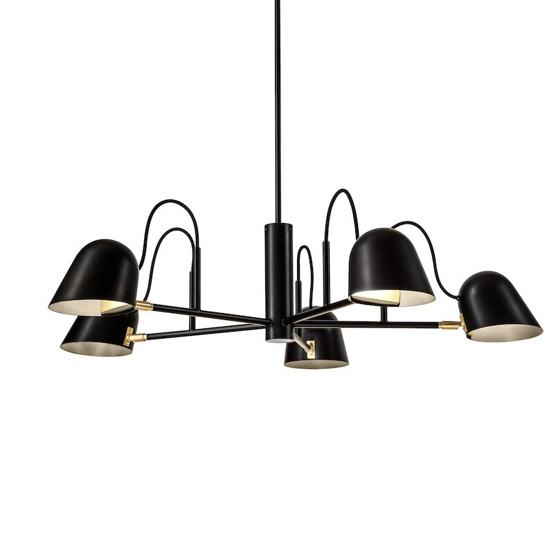 Streck 5, 1700 mm taklampa svart | Örsjö Belysning | Norrmalms ...